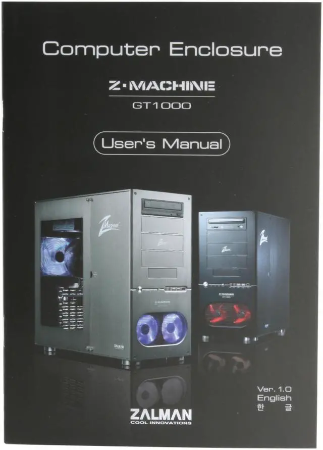 ZALMAN Z-MACHINE GT1000-T Titanium High End Computer Case - Newegg.com