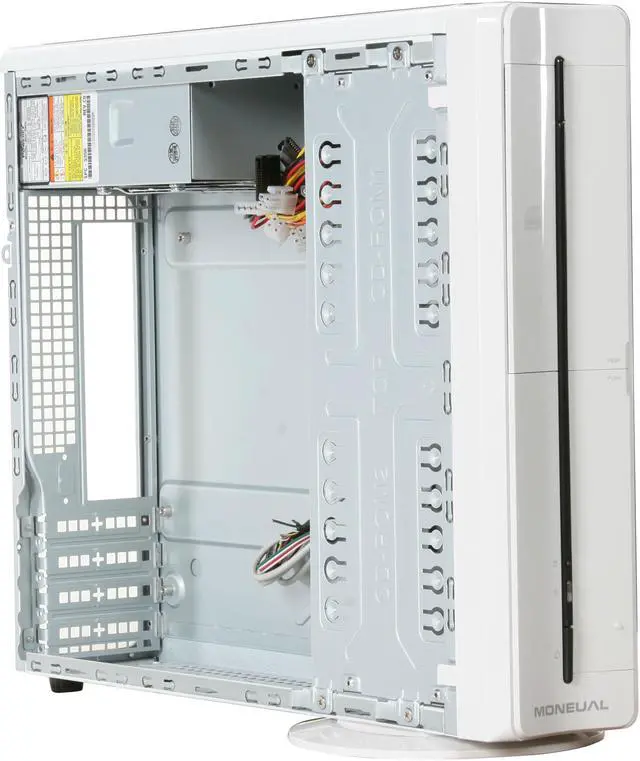 Moneual LAB EGI 0.8mm Y601W Micro ATX Media Center / HTPC Case w/300W ...