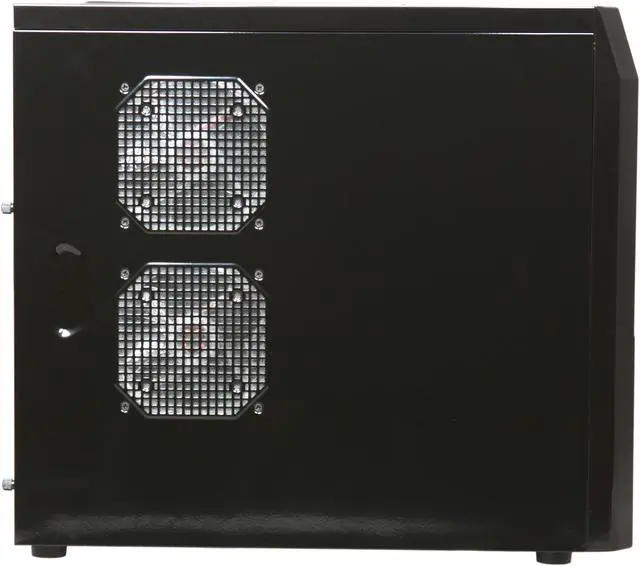 Sentey Black Box Series 4284 Mid Tower Case w/ HD Audio/ SECC .7mm 2x ...
