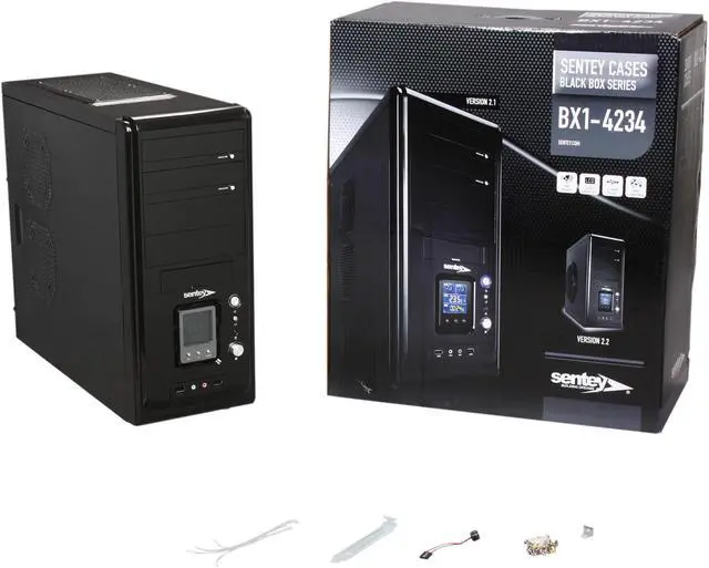 Sentey Black Box Series BX1-4234 v2.1 Black Computer Case - Newegg.com