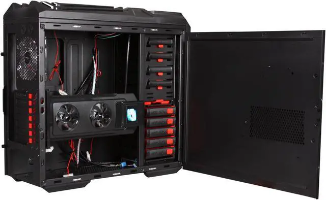 Sentey Extreme Division GS-6600 Wolf Black 1mm SECC ATX Full Tower ...