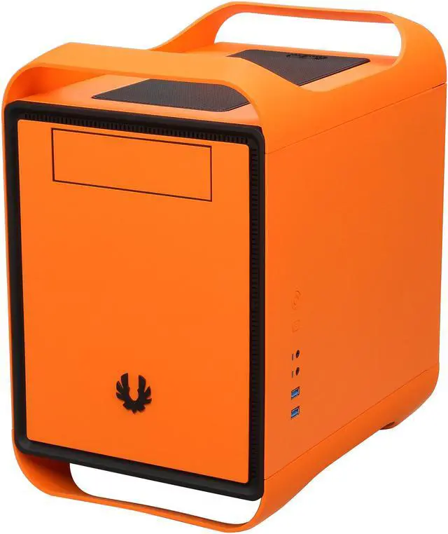 Open Box: BitFenix Prodigy BFC-PRO-300-OOXKO-RP Atomic Orange Computer ...