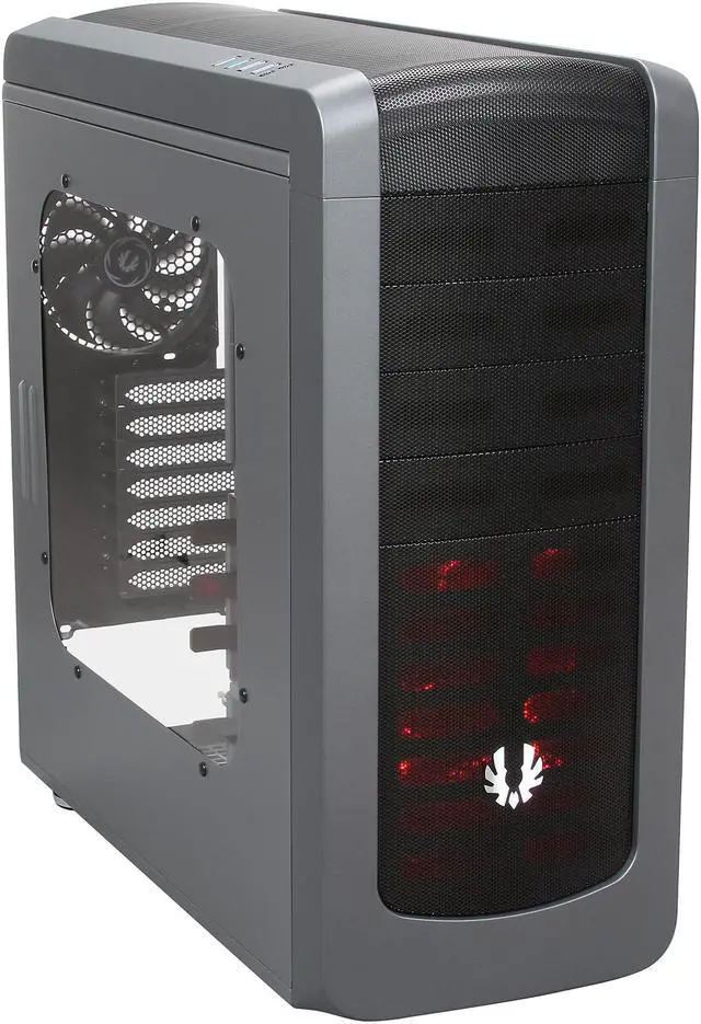 BitFenix Raider Window Gun Metal BFC-RDR-300-MMW2-RP Black Computer ...