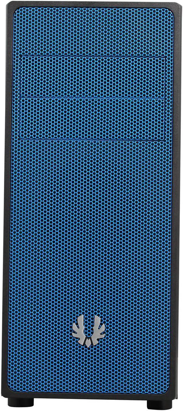BitFenix BFC-NEO-100-KKXSB-RP Black body with blue front panel Computer ...