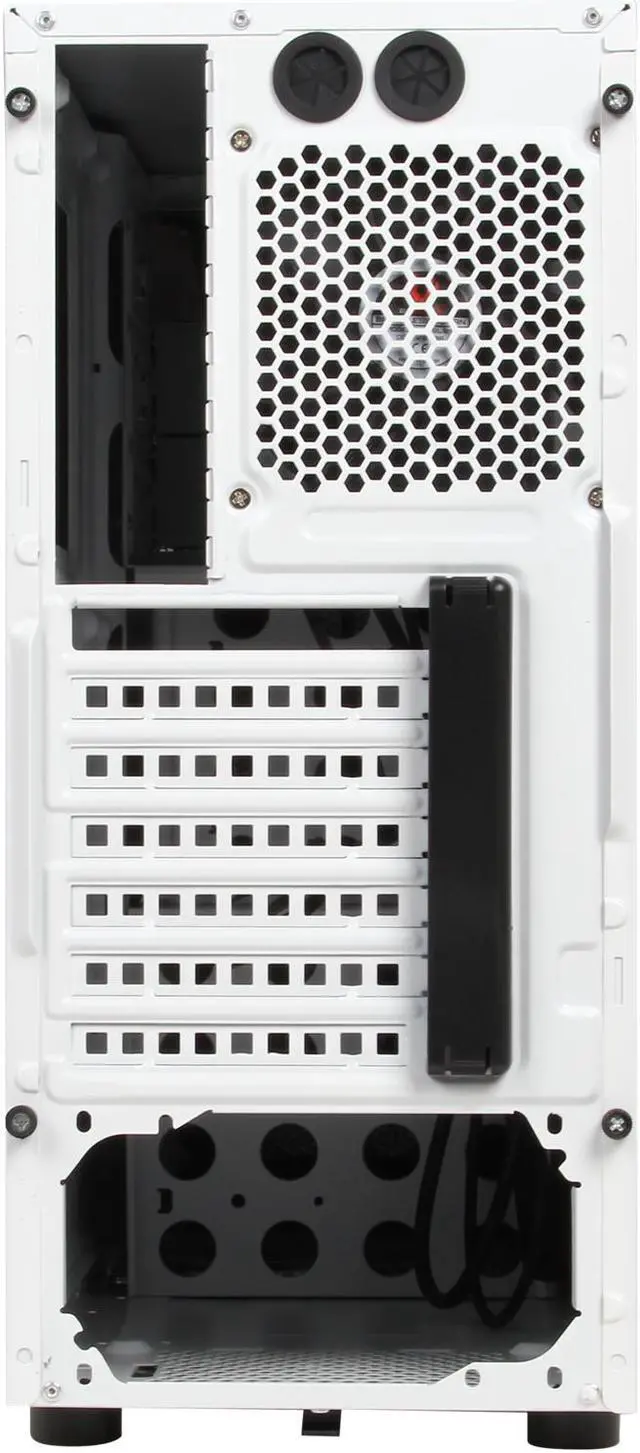 BitFenix BFC-NEO-100-WWXKB-RP White body with blue front panel Computer ...