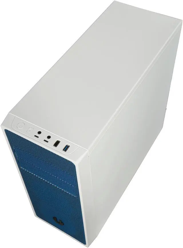 Open Box: BitFenix Neos Window BFC-NEO-100-WWWKB-RP White / Blue ...