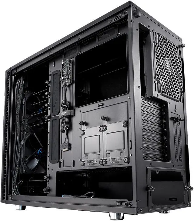 Fractal Design Define R6 Blackout Brushed Aluminum/Steel ATX Silent ...