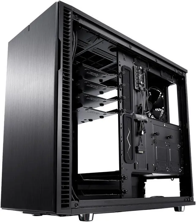 Fractal Design Define R6 Blackout Brushed Aluminum/Steel ATX Silent ...
