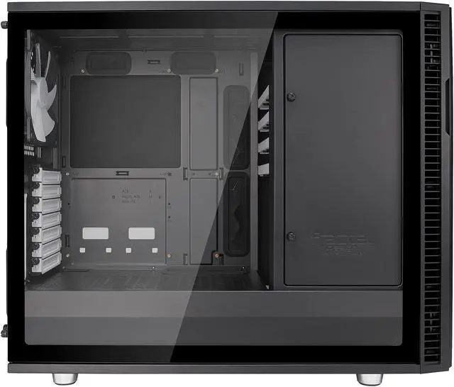 Open Box: Fractal Design Define R6 USB-C Black Brushed Aluminum/Steel ...