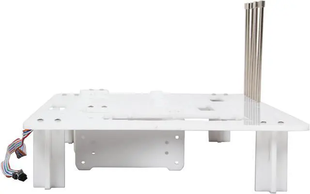 DIYPC Alpha-DB6-W White Bench Computer Case for ATX/Micro ATX ...