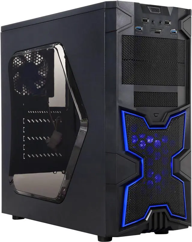 Open Box: DIYPC Solar-M1-B Black Computer Case - Newegg.com