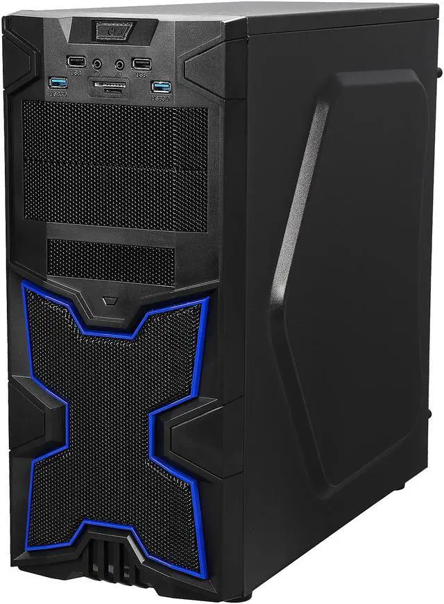 Open Box: DIYPC Solar-M1-B Black Computer Case - Newegg.com