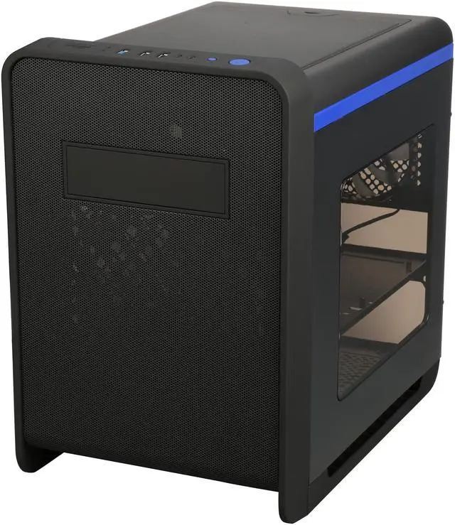 Open Box: DIYPC Cuboid-B Black USB 3.0 Gaming Micro-ATX Mid Tower ...