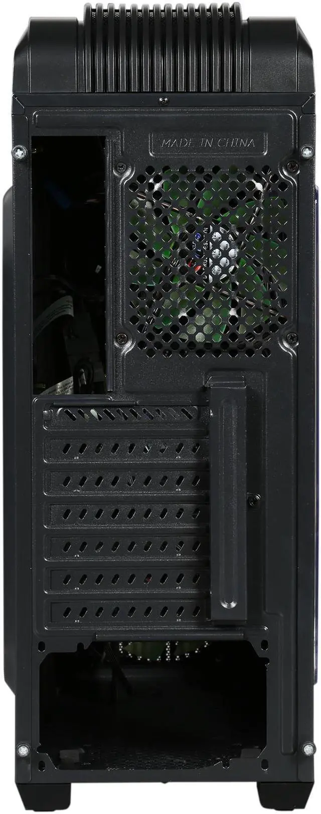 DIYPC Adventurer-I8-G Black / Green Computer Case - Newegg.com