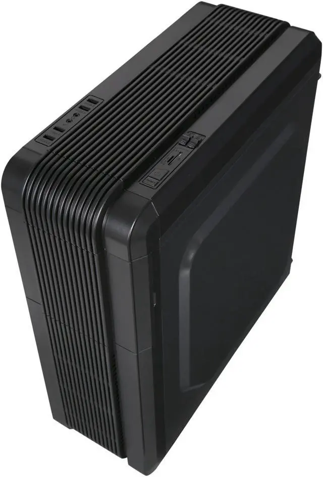 DIYPC Adventurer-I8-G Black / Green Computer Case - Newegg.com