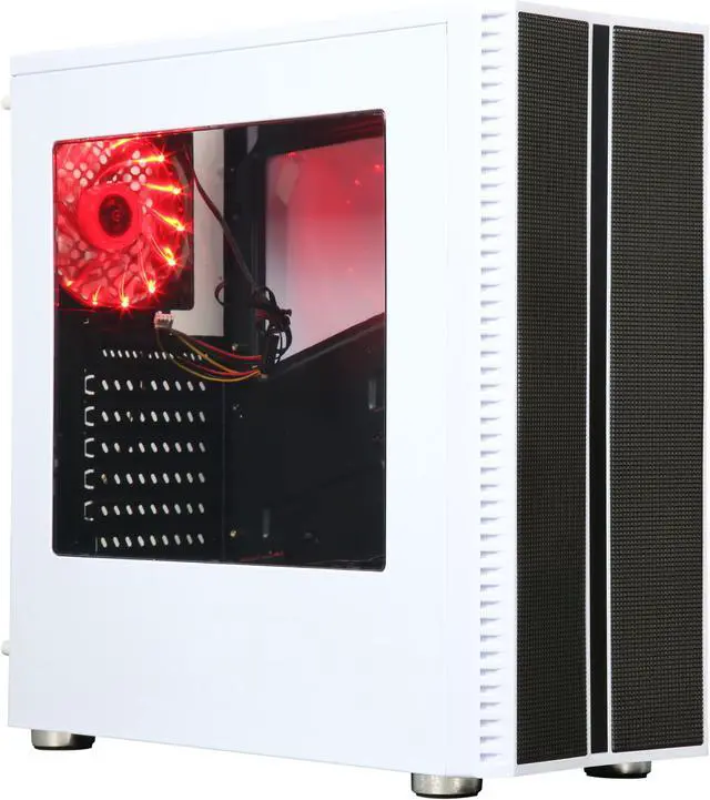 Open Box: DIYPC DIY-J21-W White USB 3.0 ATX Mid Tower Gaming Computer ...