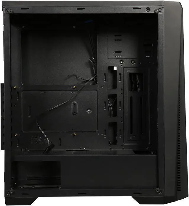 DIYPC DIY-VX-RGB Black Dual USB3.0 Steel/ Tempered Glass ATX Mid Tower ...