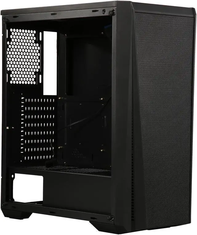 DIYPC DIY-VX-RGB Black Dual USB3.0 Steel/ Tempered Glass ATX Mid Tower ...