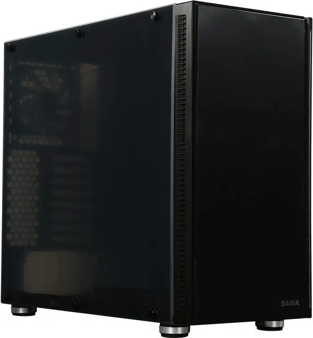 SAMA BlackFish-F Matte Black Computer Case - Newegg.com