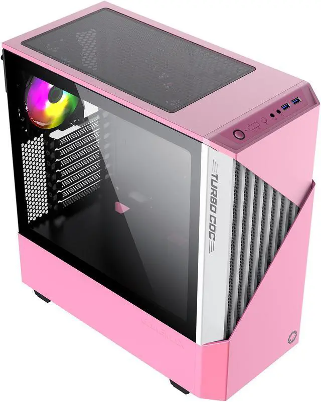 Open Box: GAMEMAX Contac COC WP White / Pink Computer Case - Newegg.com