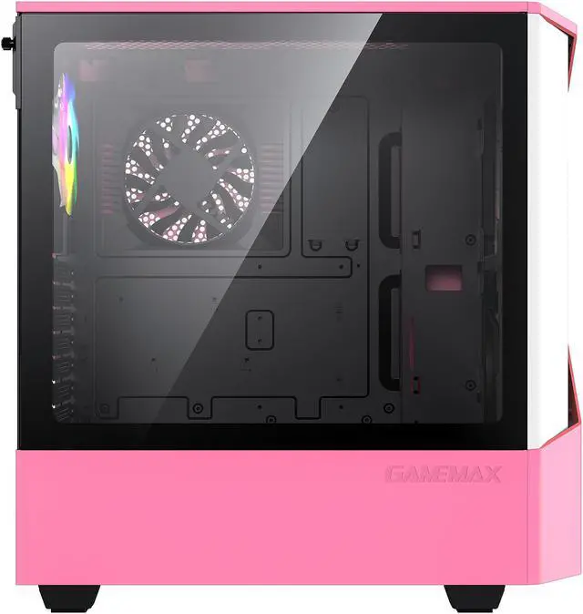 Open Box: GAMEMAX Contac COC WP White / Pink Computer Case - Newegg.com