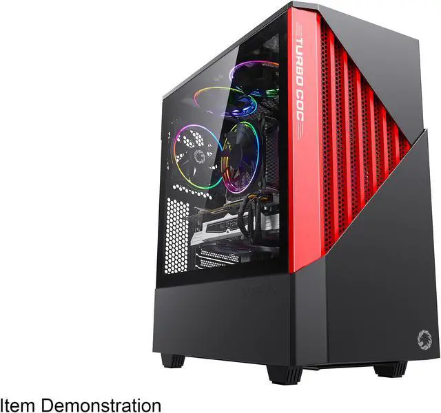 Open Box: GAMEMAX Contac COC BR Black / Red Computer Case - Newegg.com