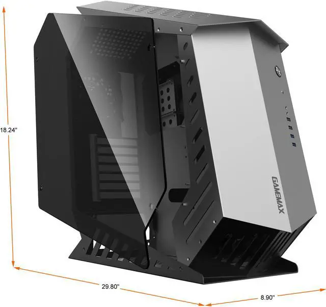 GAMEMAX AUTOBOT Black / Silver Computer Case - Newegg.com