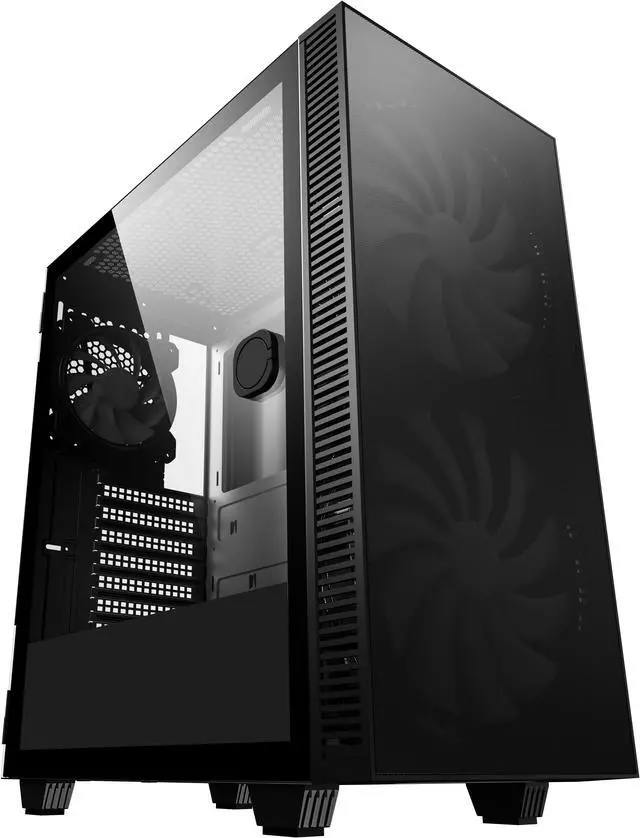 Open Box: GAMEMAX Aero Black Gaming Computer Case w/ Tempered Glass ...