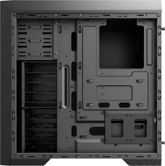 GAMEMAX Silent Max Black Aluminum ATX Full Tower Gaming Computer Case w ...