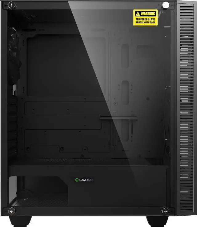 Open Box: Gamemax Draco XD Black USB3.0 Tempered Glass ATX Mid Tower ...