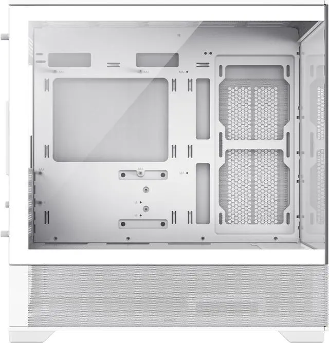 Open Box: GAMEMAX VISTA MW White USB3.0 Micro-ATX Tower Tempered Glass ...