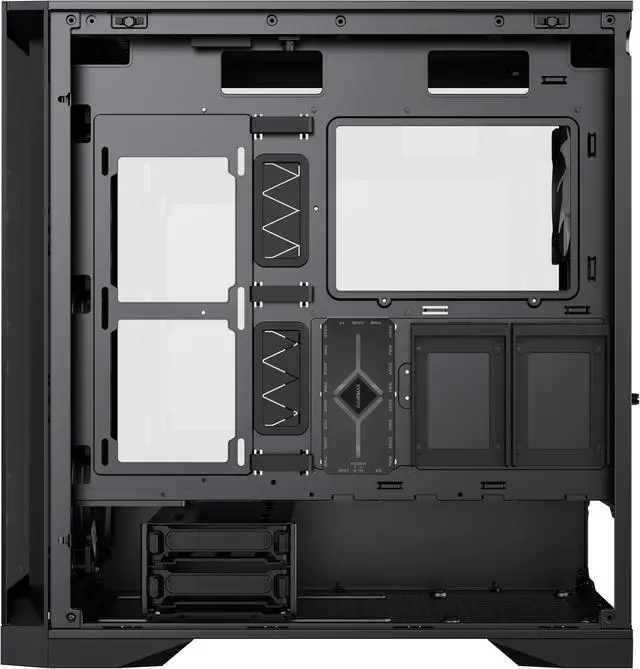 GAMEMAX Leader TG Black Full Tower Computer Case-Micro ATX / ATX / ITX ...