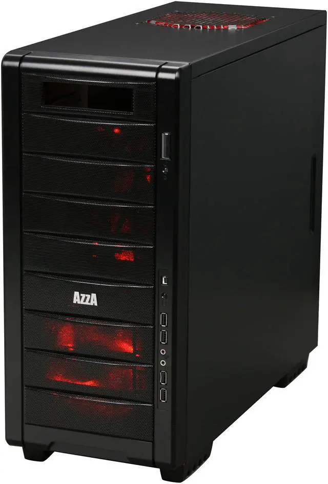 AZZA CSAZ-910R Black Computer Case - Newegg.com