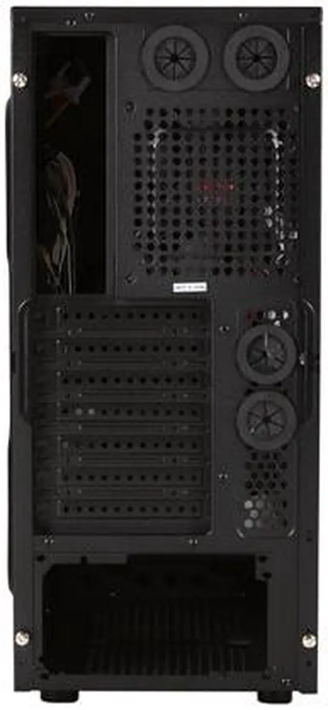AZZA Orion 202 EVO Black / Red SECC Steel ATX Mid Tower Computer Case ...
