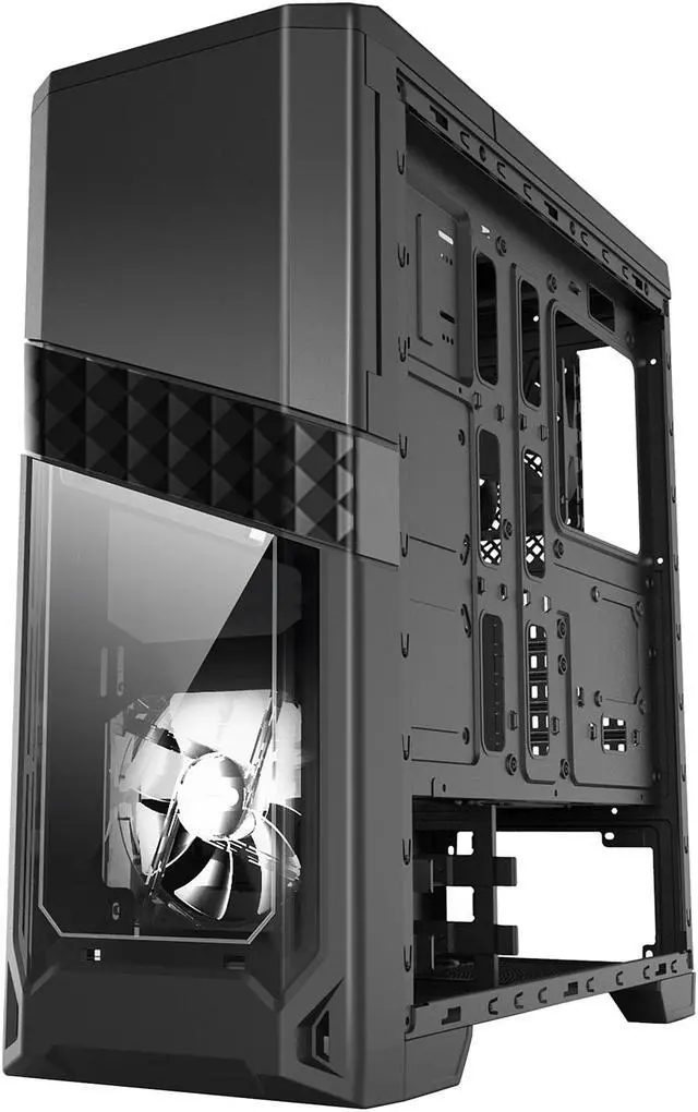 AZZA Titan CSAZ-240 Black SECC Tempered Glass/Steel ATX Mid Tower Computer Case - Newegg.com