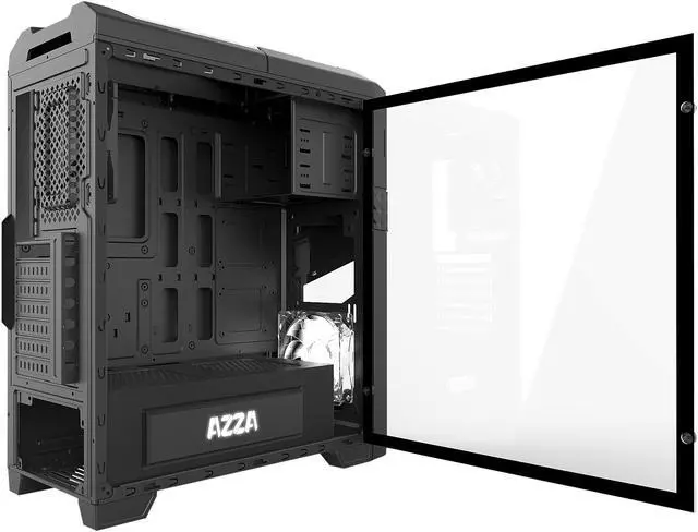 AZZA Titan CSAZ-240 Black SECC Tempered Glass/Steel ATX Mid Tower Computer Case - Newegg.com