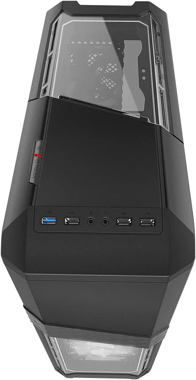 AZZA Titan CSAZ-240 Black SECC Tempered Glass/Steel ATX Mid Tower ...