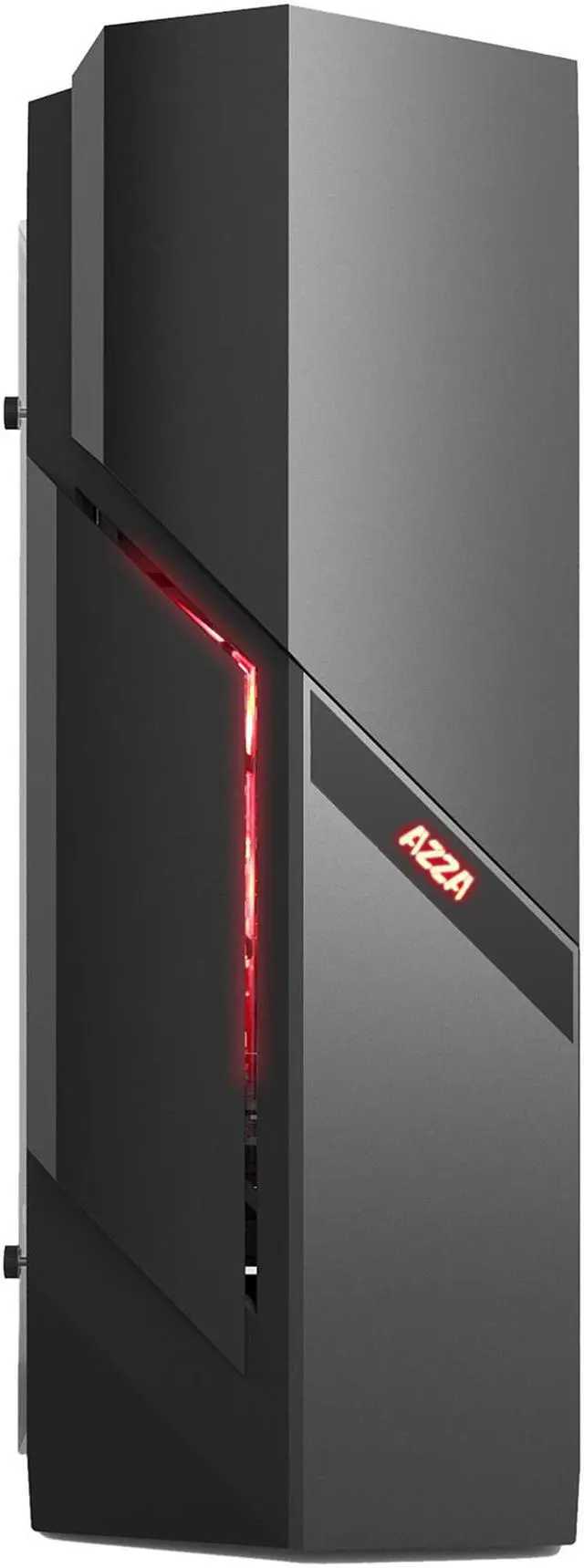 AZZA Photios 250 CSAZ-250 Black ATX Mid Tower Tempered Glass Side Panel ...