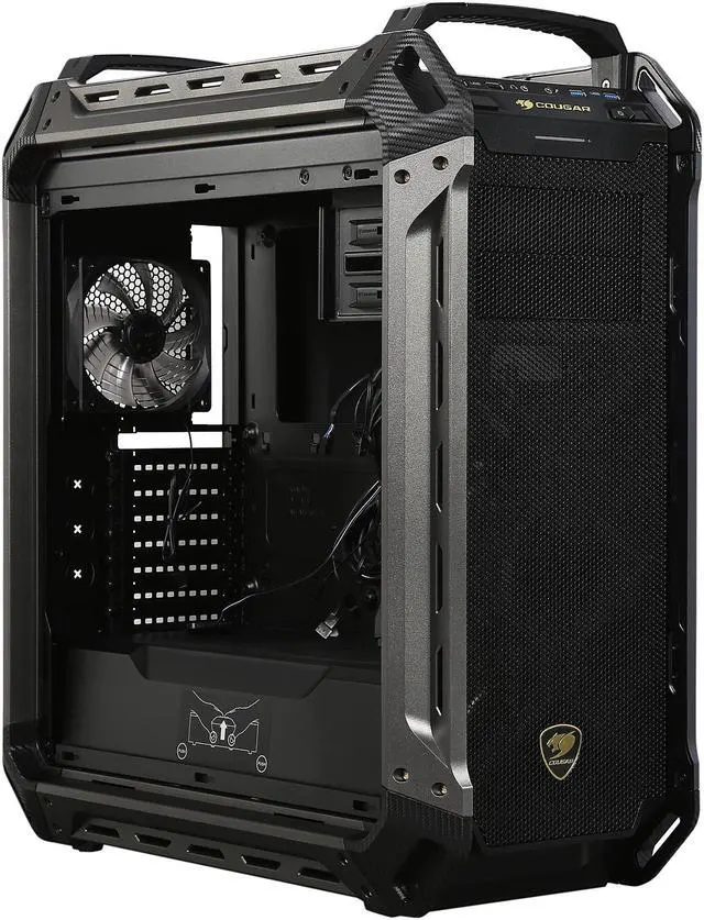 Open Box: COUGAR Panzer Max Black Gaming Computer Case - Newegg.com