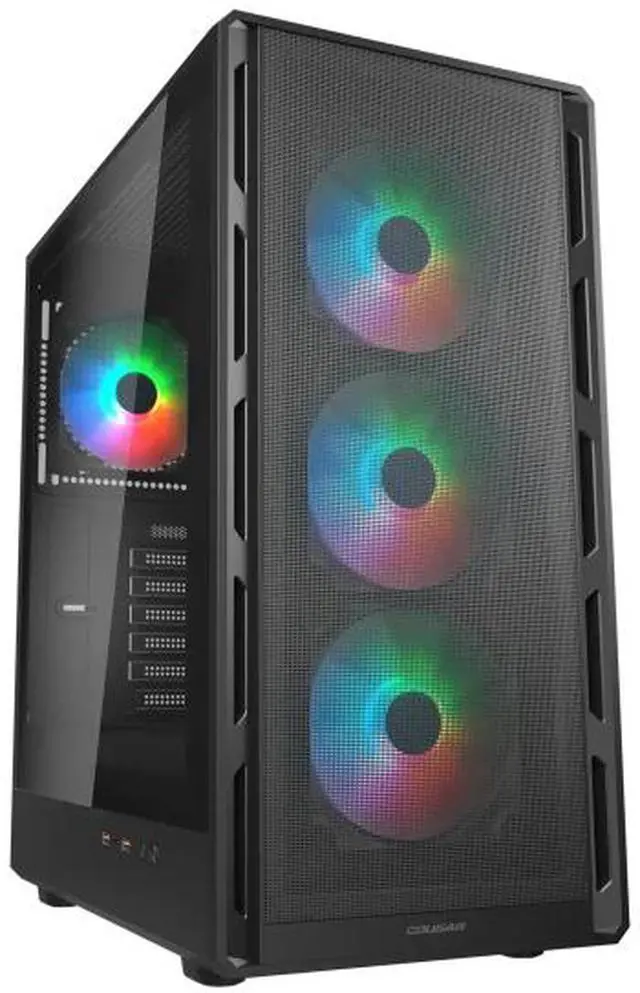 COUGAR CGR-2GA5B-RGB Black Mini ITX / Micro ATX / ATX Computer Cases ...