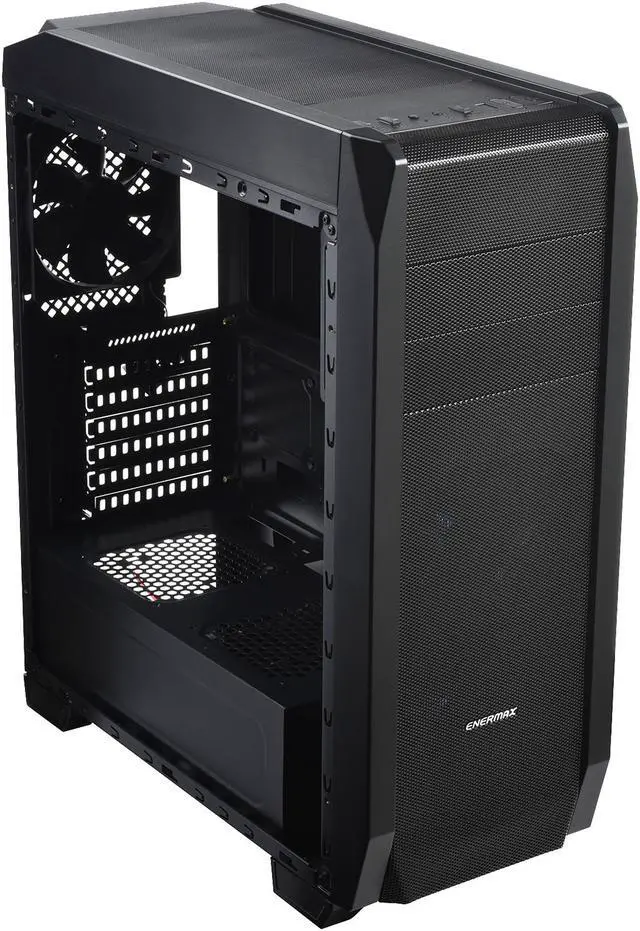 Enermax ECA3520 ATX Gaming Mid Tower Computer Case with Tempered Glass ...