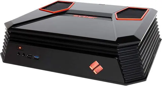 CyberPowerPC SYBER C Case SCCB100 Black / Orange SYBER C Mini-ITX ...