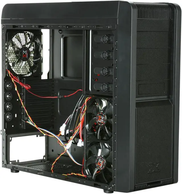 Xigmatek PANTHEON BLACK WITH WINDOW CPC-T46DB-U02 Black Computer Case ...
