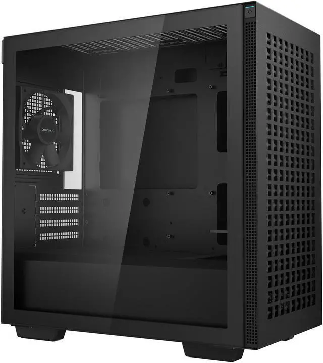 Open Box: DeepCool CH370 Micro ATX Gaming Computer Case, 120mm Rear Fan ...