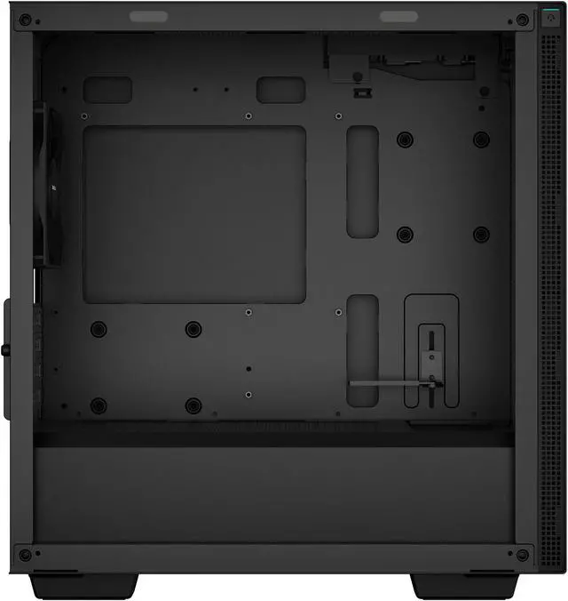 Open Box: DeepCool CH370 Micro ATX Gaming Computer Case, 120mm Rear Fan ...