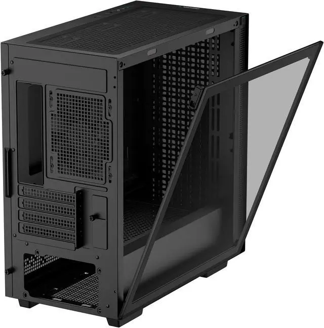 Open Box: DeepCool CH370 Micro ATX Gaming Computer Case, 120mm Rear Fan ...