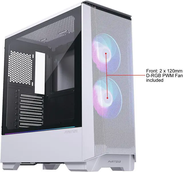 Phanteks Eclipse P360A White Steel ATX Mid Gaming Case - Newegg.com