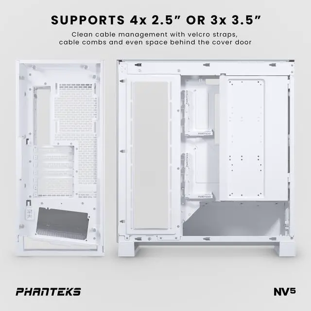 Phanteks NV5, Showcase Mid-Tower Chassis, High Airflow Performance ...