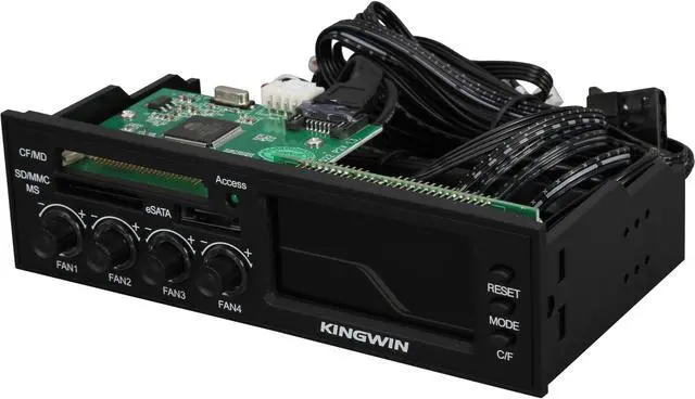 Multi-Function LCD Fan Controller Panel Black - Newegg.com