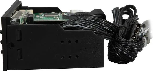 Multi-Function LCD Fan Controller Panel Black - Newegg.com